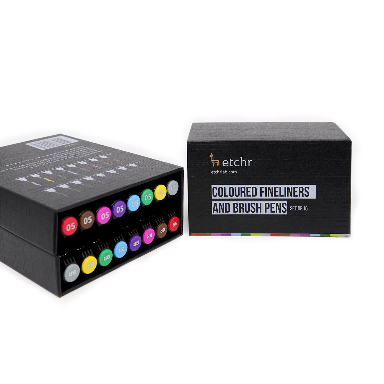 Etchr Lab Color Graphic Pen Collection - Set of 16