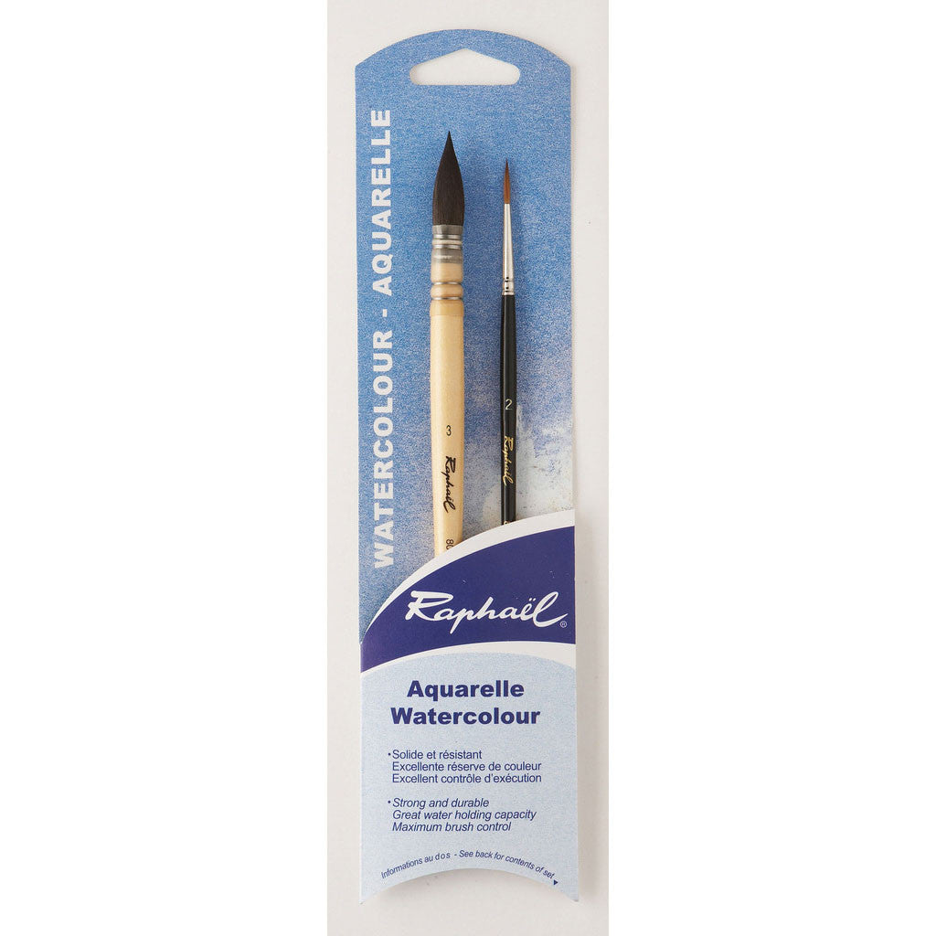 Raphael Watercolor Brush Set - 8413.2, 803.3